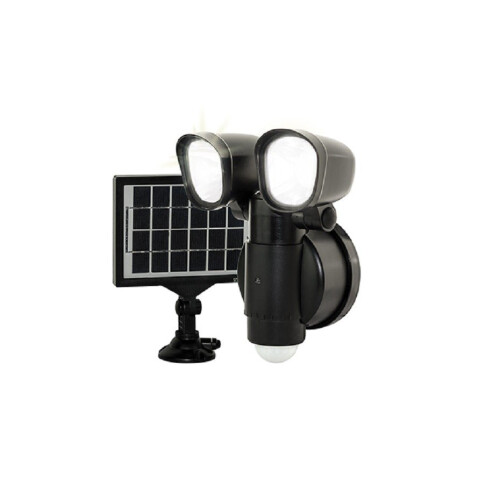 Luceco IP44 Rated Solar PIR Twin Security Light on OnBuy