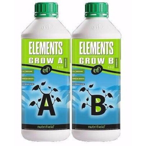 (1L A + 1L B) NUTRIFIELD ELEMENTS GROW A&B GROWING NUTRIENTS on OnBuy