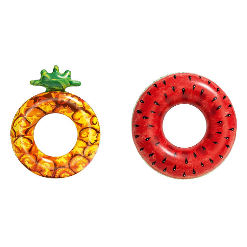 Bestway Inflatable Summer Fruit Ring Food Set - Novelty Pool Float ...