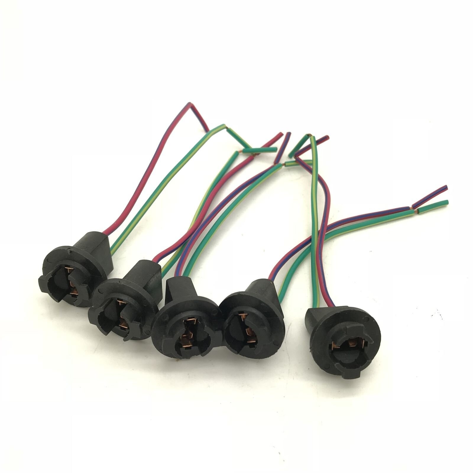 Pre-Wired T10 W5W W3W 501 194 Bulb Socket Holders LED Repair Dash ...