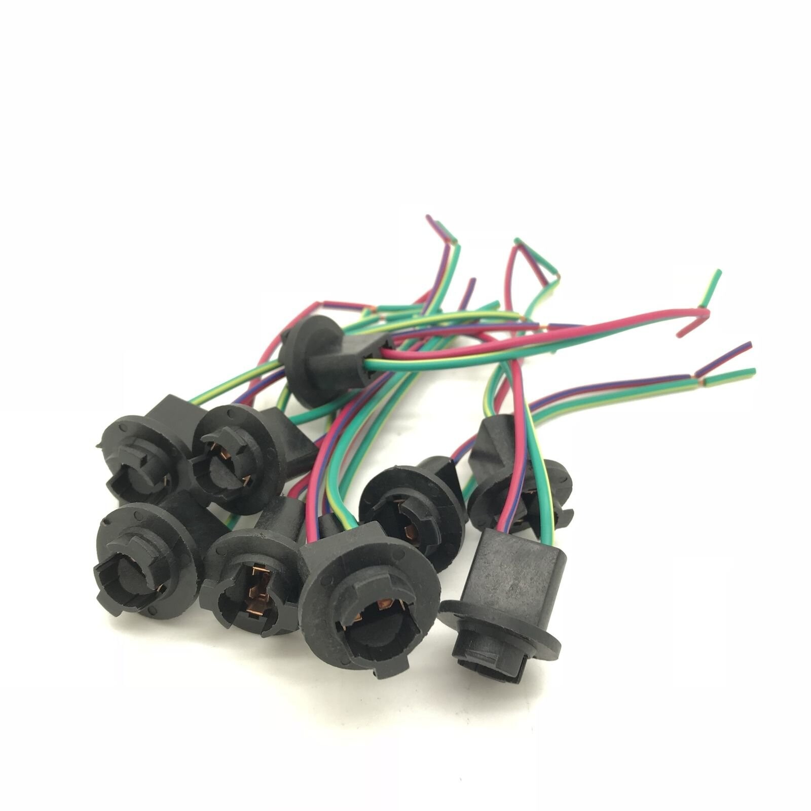 Pre-Wired T10 W5W W3W 501 194 Bulb Socket Holders LED Repair Dash ...