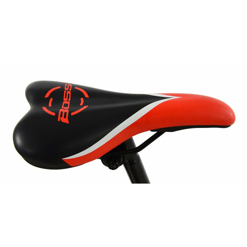 Boss Ice White Unisex 26 inch Full Suspension Mountain Bike Red/White ...