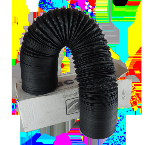 (5m - 203mm) G.A.S - Black Combi Ducting on OnBuy