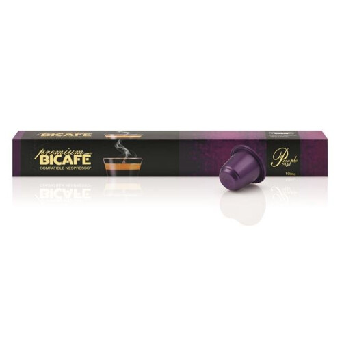 Coffee Capsules Bicafe Purple Premium For Nespresso Pods 10 Packs on OnBuy