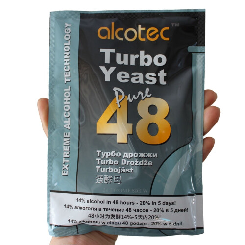 Alcotec 48 Pure Turbo Super Yeast High Alcohol 20% Homebrew Vodka Distilling on OnBuy