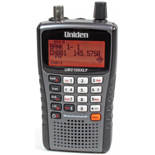 Uniden Bearcat UBC125XLT Radio Scanner | Military Air Band Coverage on ...