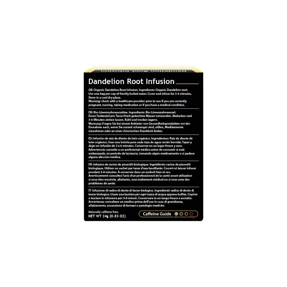 Buddha Teas, Tisane Biologique, Racine de Pissenlit, 18 Sachets, 0,83 ...