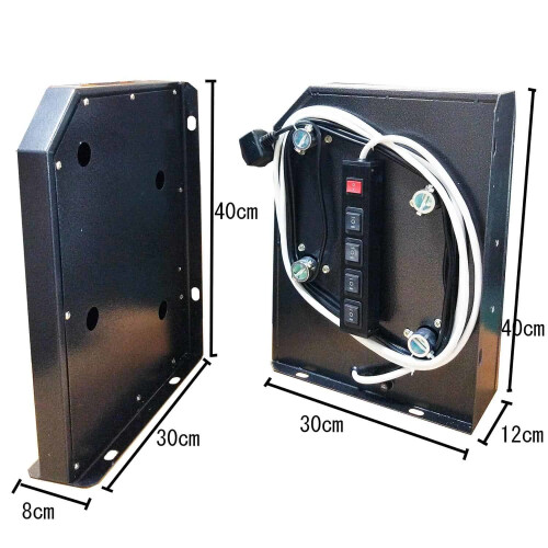 Pro 4 Roller Motorized Wired Remote Control Heavy-Duty Wall Ceiling ...