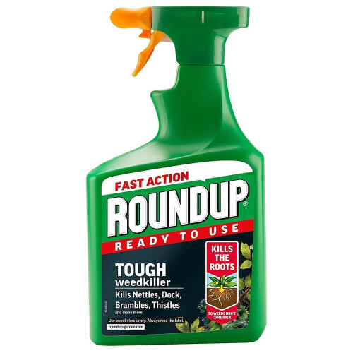 (Tough) 1.2L Roundup Fast Action garden Weed Root Killer Spray Ready to ...
