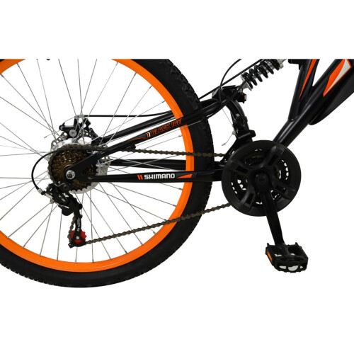 Boss Black Ice 26-Inch Full-Suspension Mountain Bike - 18-Speed Shimano ...