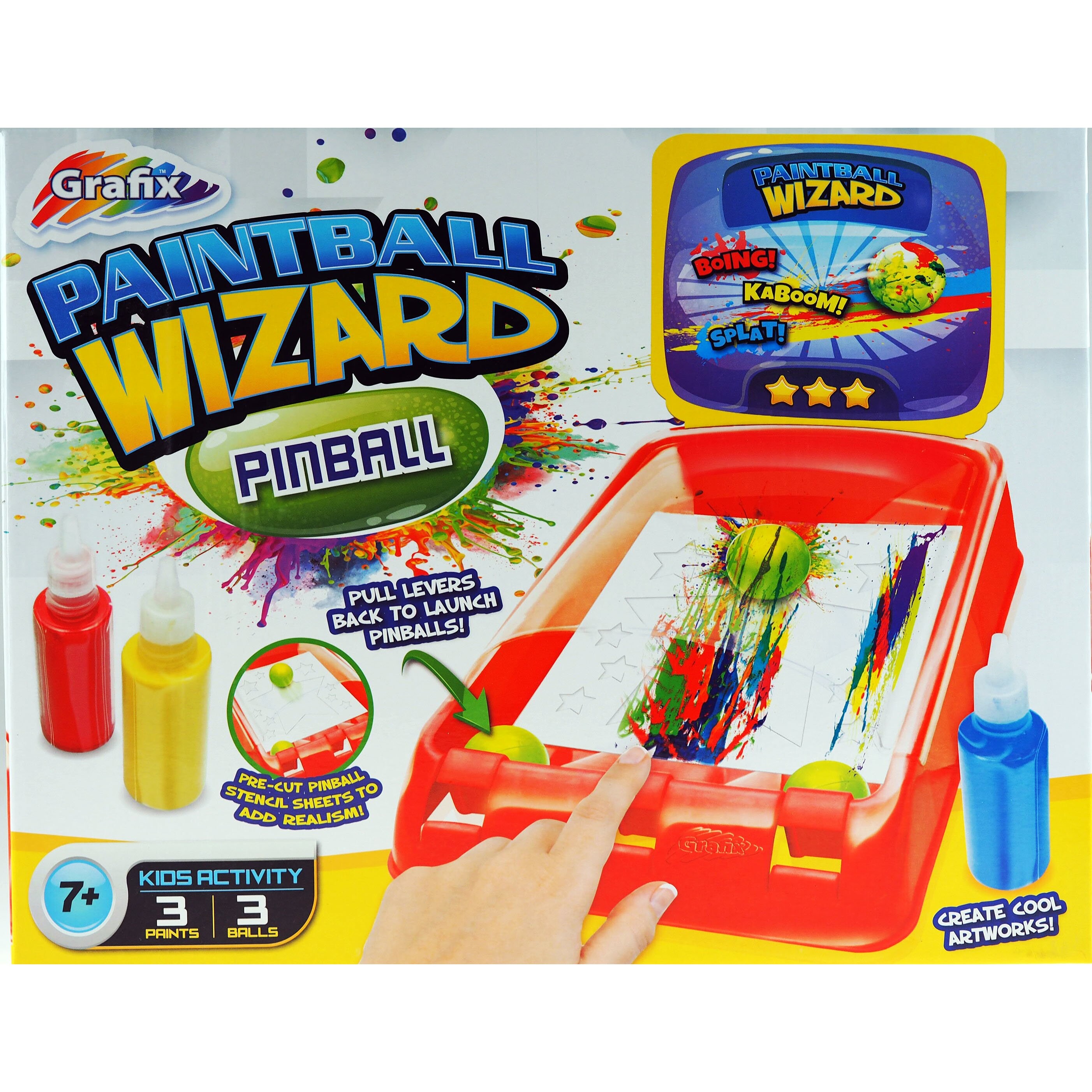 Grafix Paintball Wizard Pinball - Art And Craft Toy on OnBuy