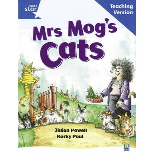 Rigby Star Guided Reading Blue Level Mrs Mogs Cat Teaching Version on OnBuy