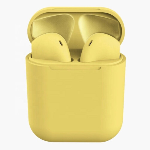 Technomobiles TWS i12 Bluetooth InPods - Yellow | Wireless Earphones on ...
