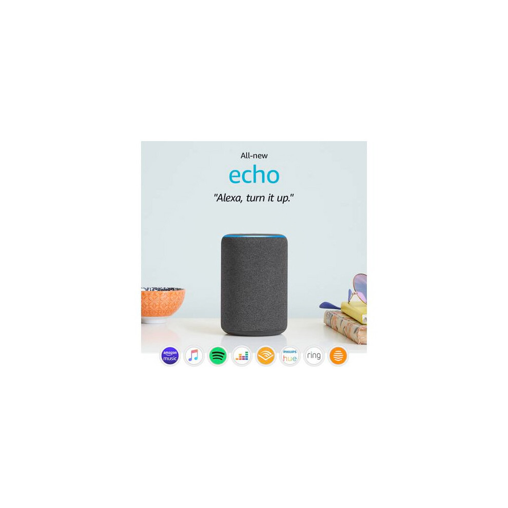 Amazon Echo 3rd Generation Smart Speaker - Charcoal on OnBuy