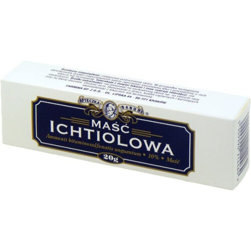 Masc ichtiolowa 10% 20g Acne Ichthyol Ointment Czyrak Tradzik on OnBuy