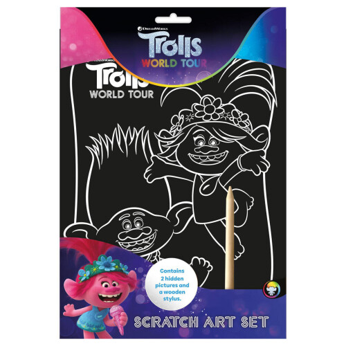 Trolls 2 Scratch Art set on OnBuy