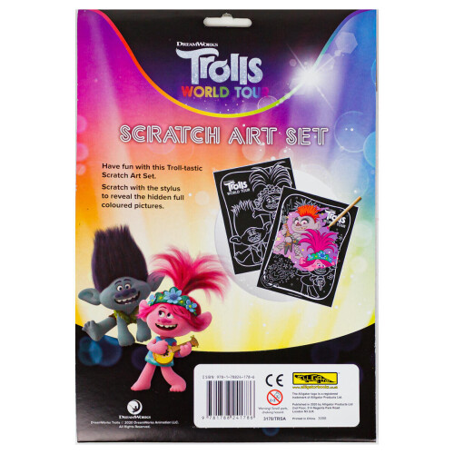 Trolls 2 Scratch Art set on OnBuy