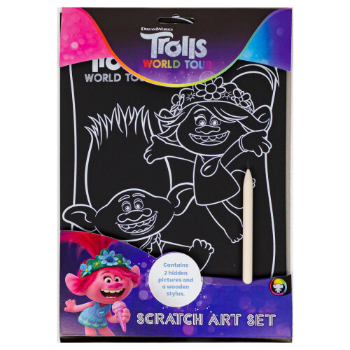 Trolls 2 Scratch Art set on OnBuy