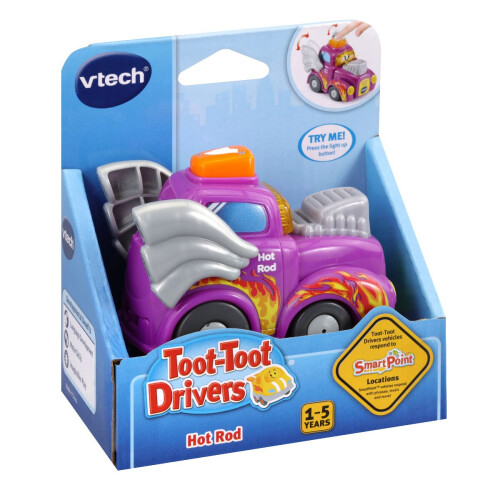 Vtech Toot-Toot Drivers Hot Rod Car Purple Preschool Toy With Songs ...