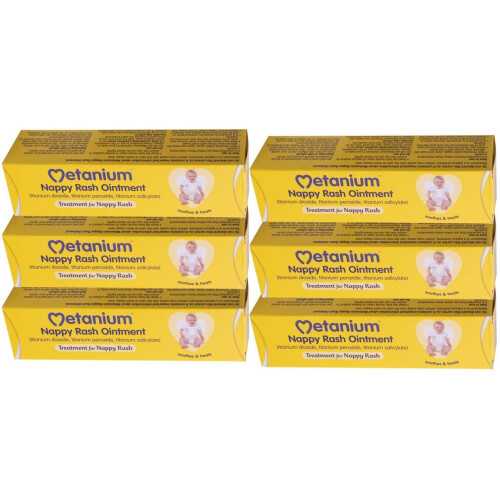 Metanium Nappy Rash Ointment, 30g, Pack of 6 on OnBuy
