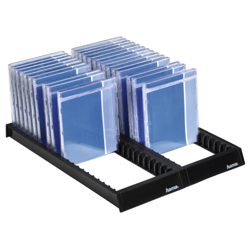 Hama CD Flipper Easy Storage Unit Holds 44 CDs Easy Flick Through on OnBuy