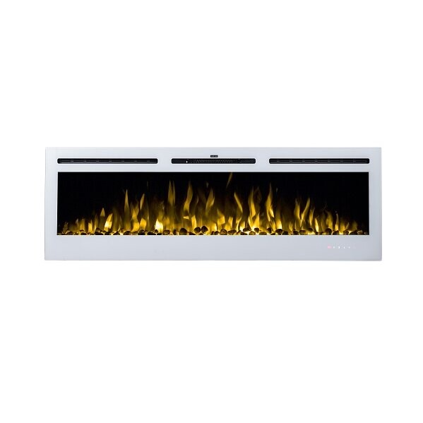 NEW PREMIUM PRODUCT 50inch White Wall Mounted Electric Fire with 3 ...