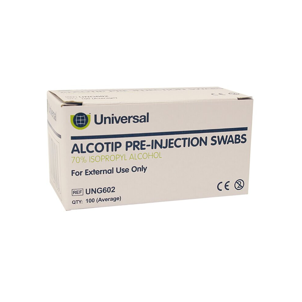 Universal Alcotip Pre-Injection Swabs on OnBuy