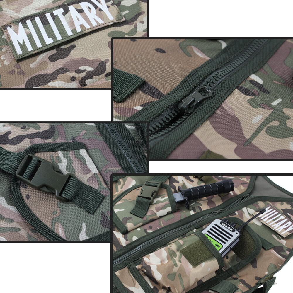 deAO Military Soldier Camouflage Desert War Costume Set with Helmet ...