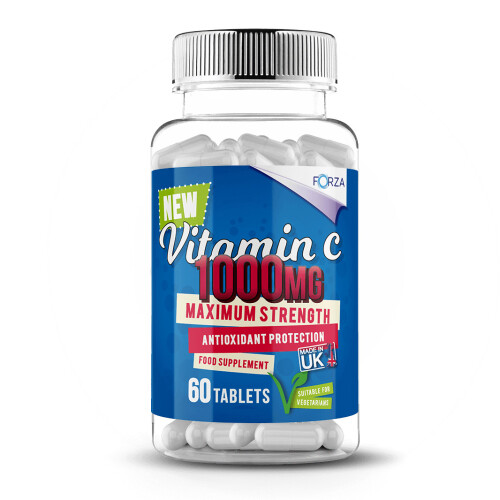 Forza Vitamin C Tablets - Maximum Strength Vitamin C 1000mg ...