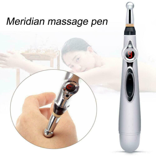 Electronic Laser Acupuncture Massager Pen Magnet Therapy Meridian Body ...