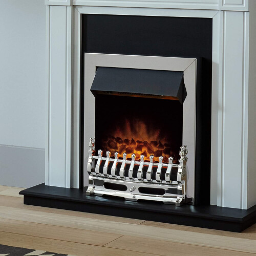 Adam Blenheim Electric Fire in Chrome on OnBuy