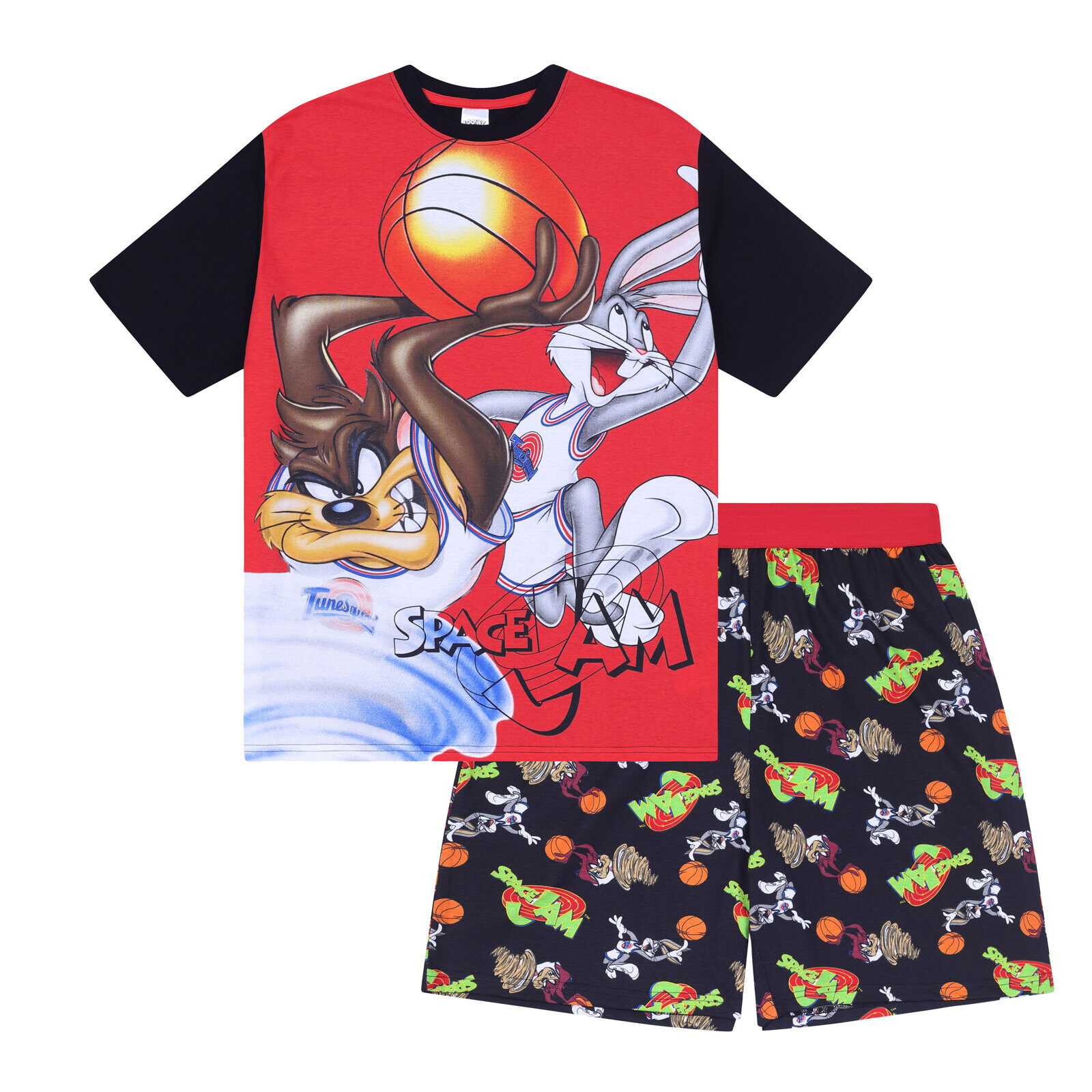 (Red Space Jam, Medium) Looney Tunes Space Jam Taz Daffy Duck Elmer ...