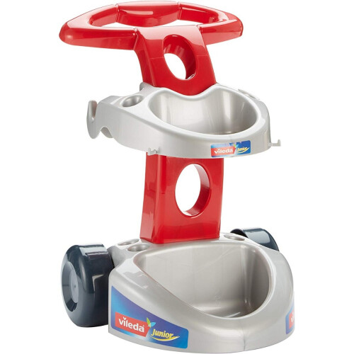 Theo Klein Vileda Cleaning Trolley with Accessories Includes Mop Bucket ...