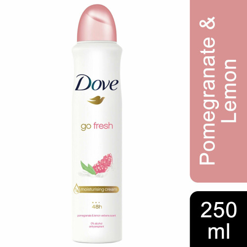 Dove Women Anti-Perspirant Deodorant Spray Pomegranate & Lemon, 250ml ...
