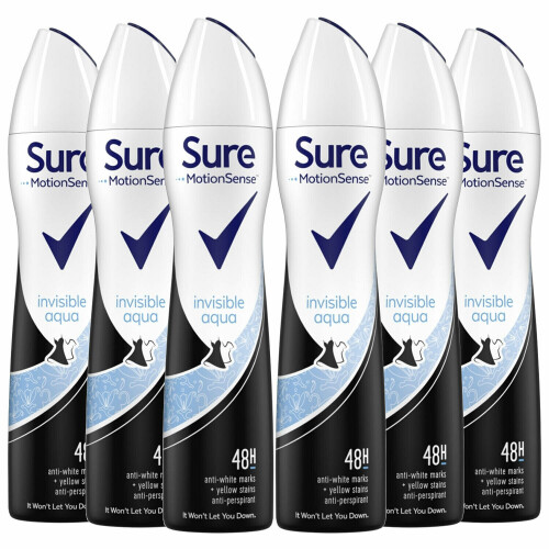 Sure Women Motion Sense Antiperspirant Deodorant, Invisible Aqua, 6 ...