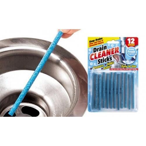12 Piece Set Of Magic Drain Cleaner Sticks on OnBuy