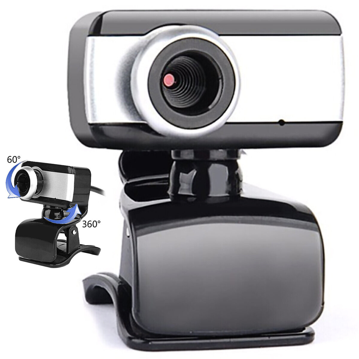 HD Webcam Computer Camera Web Cam with Microphone for Video Calls PC ...