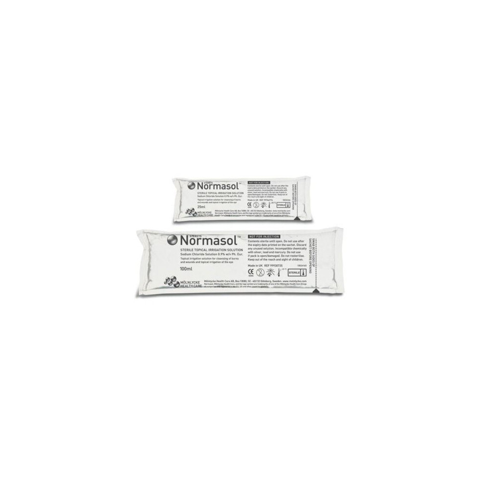 Sterets Normasol Sterile Topical Irrigation Solution Sachets 25ml, Pack ...