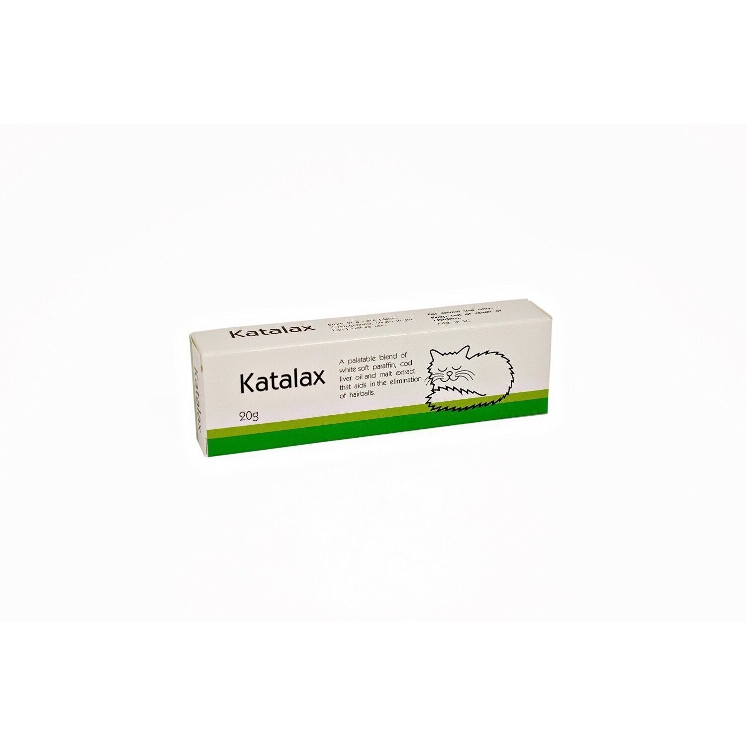 Katalax for Cats & Kittens Eliminates Hairballs & Furballs 20g Tube ...