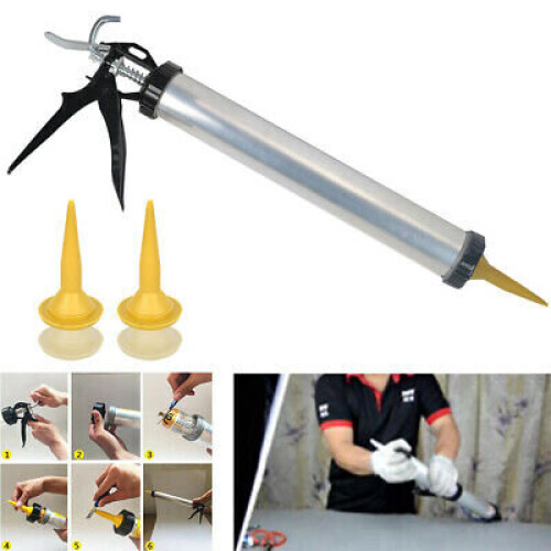 Mortar Gun for Brick Pointing and Tile Grouting Cement Applicator Tool ...