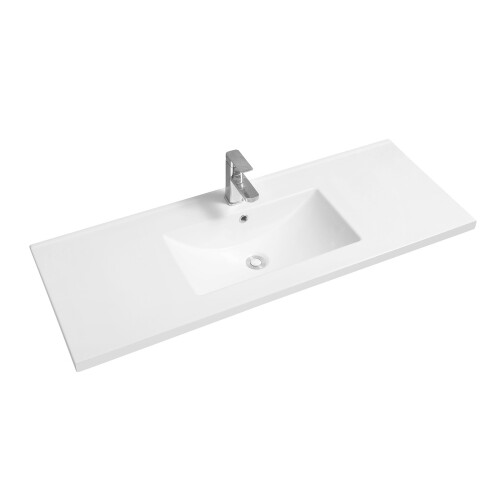 (121cm, Scooped - Mid Edge) Ceramic Inset Basins Various Sizes and ...