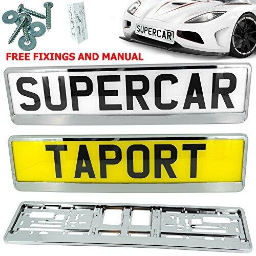 Car Registration License Number Plate Surrounds Holder Frame All Styles ...