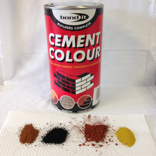 Bond It Cement Dye Pigment Concrete Colour Powder Render Mortar ...