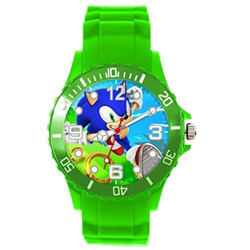 Quartz Watch Green Silicone for Sonic The Hedgehog Fans E3 on OnBuy