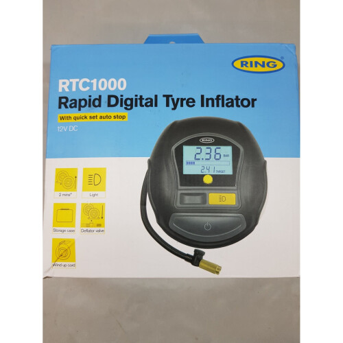 Ring RTC1000 Rapid Digital Tyre Inflator on OnBuy