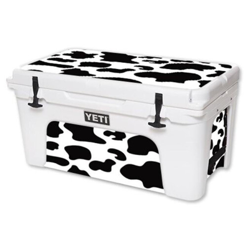 MightySkins YETUND65-Cow Print Skin for 65 qt. Yeti Cooler, Cow Print ...
