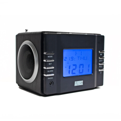 Refurbished (Black) Clock Radio Display Retro MP3 USB SD FM Station ...