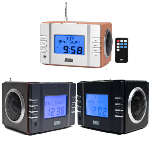 Clock Radio Display Retro MP3 USB SD FM Station Alarm Clock MB300 on OnBuy