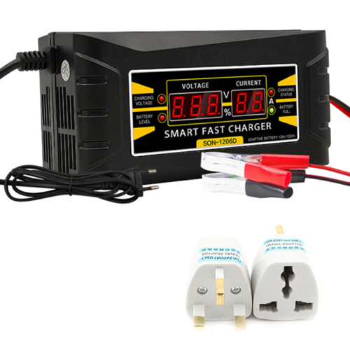 12V Intelligent Smart Car Battery Charger 6AMP Fast Battery Charger ...