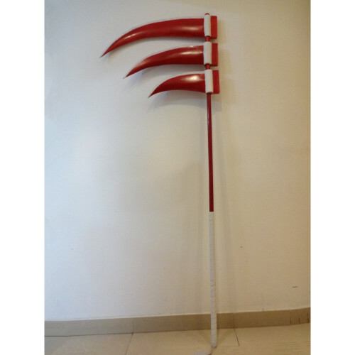 Naruto Hidan Triple-Bladed Scythe Cosplay Replica Weapon Prop on OnBuy